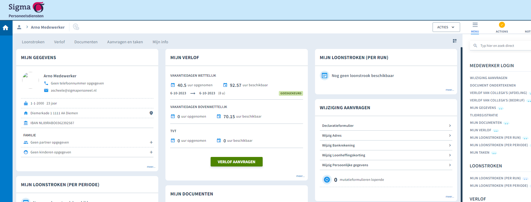 Inloggen – Sigma Personeelsdiensten